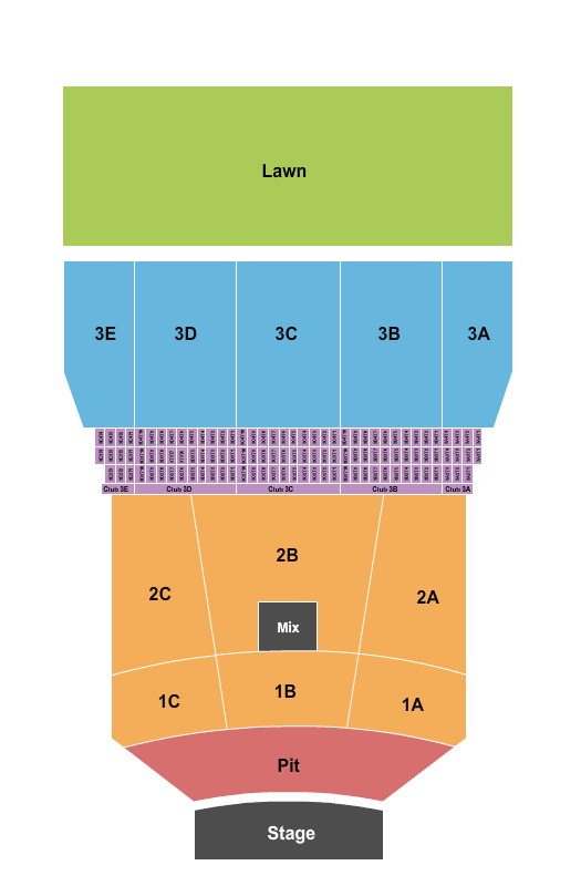 Bank Of America Pavilion Seating Chart With Seat Numbers | Cabinets ...